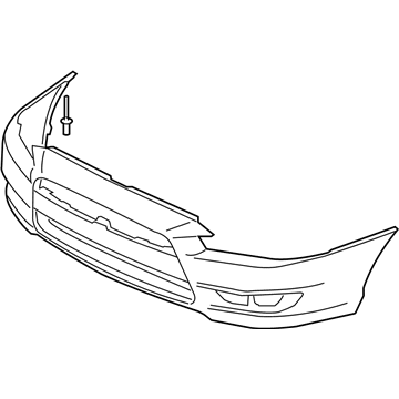 6400B914 - Genuine Mopar Fascia-Front Bumper