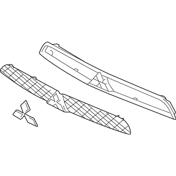 7450A093 - Genuine Mopar Grille-Radiator