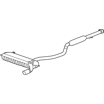 5290932AG - Genuine Mopar Exhaust Muffler