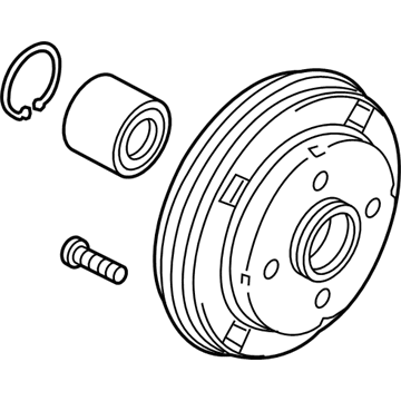 3780A018 - Genuine Mopar Drum-Rear Brake