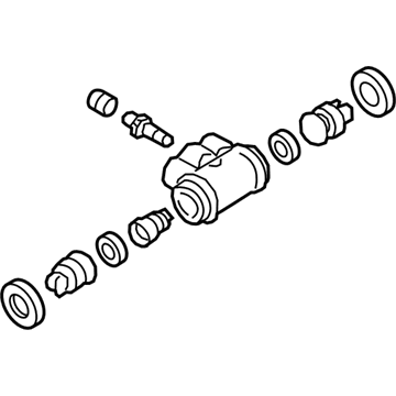 4610A020 - Genuine Mopar Cylinder-Rear Brake
