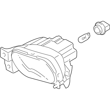 922011E000 - Genuine Mopar Assembly Front Fog LH
