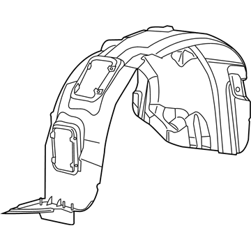 68478755AA - Genuine Mopar WHEELHOUSE