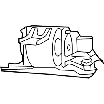 5105489AK - Genuine Mopar Engine Mount Insulator