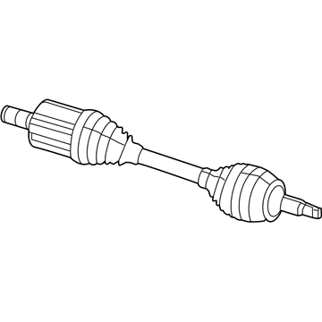 68238841AD - Genuine Mopar Axle Half Shaft