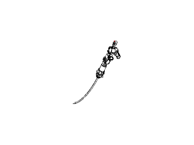 52855927AG - Genuine Mopar Transmission Gearshift Control Cable