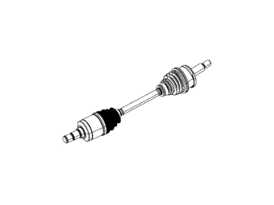 68193750AB - Genuine Mopar Axle Half Shaft
