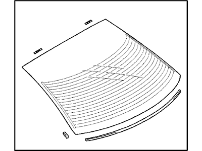 MR432861 - Genuine Mopar BACKLITE-Rear