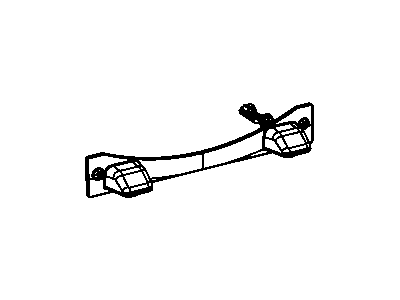 68048762AC - Genuine Mopar Bracket-License Plate