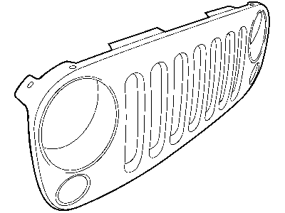 Decor Kit - Grille & Headlamp - 2008 Jeep Wrangler