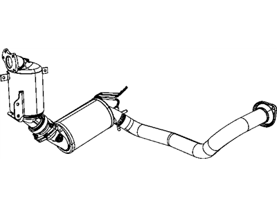 68045337AA - Genuine Mopar Particulate Filter Assembly