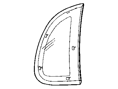 Windshield, Backlite And Mirror - 2001 Chrysler PT Cruiser