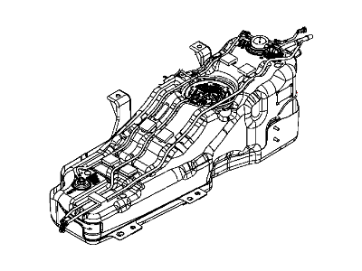 68034793AB - Genuine Mopar Fuel Tank