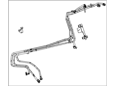 68156125AA - Genuine Mopar Hose-Fuel Supply And Return