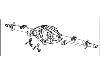 68004502AA - Genuine Mopar Rear Axle Housing