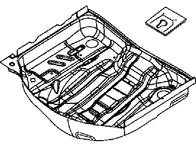 Front, Center & Rear Floor Pan - 2011 Dodge Charger