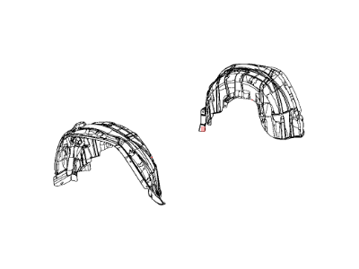 68078792AD - Genuine Mopar Panel-Body Side Aperture Outer