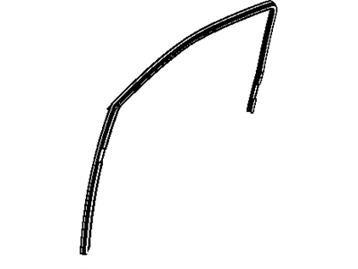 55369294AF - Genuine Mopar Seal-Glass Run