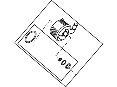 68137296AA - Genuine Mopar Cooler-Transmission Oil