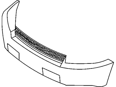68001388AA - Genuine Mopar Grille-Lower