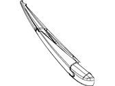 68079869AA - Genuine Mopar BLADE-REAR WIPER