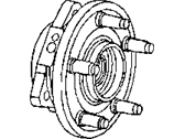 52124767AE - Genuine Mopar Front Brake Hub And Bearing