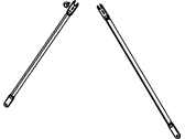 5156112AA - Genuine Mopar Radiator Crossmember Brace