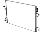 68004053AA - Genuine Mopar COOLER-CONDENSER AND TRANS COOLER