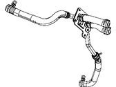 55038030AN - Genuine Mopar Hose-Heater Supply And Return