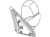 55077445AO - Genuine Mopar Outside Rearview Mirror