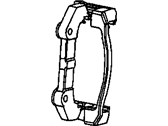 68052372AA - Genuine Mopar Adapter-Disc Brake CALIPER