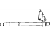 68066178AA - Genuine Mopar Intermediate Shaft