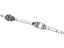 52123901AB - Genuine Mopar Axle Half Shaft