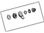68080692AA - Genuine Mopar Wiring-Jumper