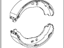 68095416AA - Genuine Mopar Spring-Brake Shoe Return