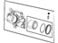 68003701AB - Genuine Mopar Front Disc Brake Pad Kit